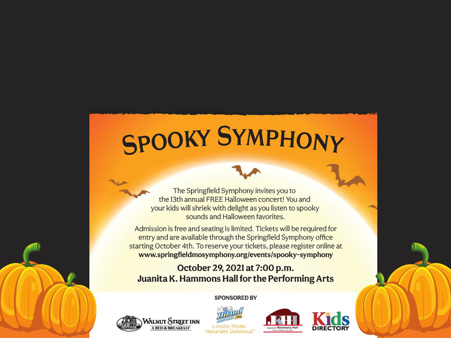 Spooky Symphony @ Hammons Hall for the Performing Arts - It's All ...