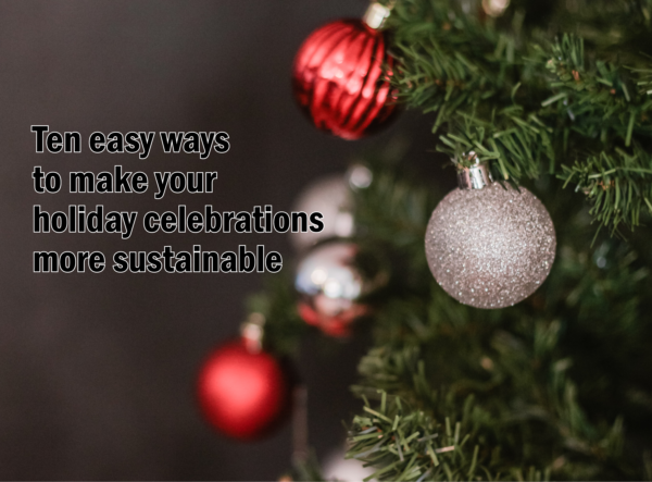 Ten easy ways to make your holiday celebrations more sustainable - It's ...