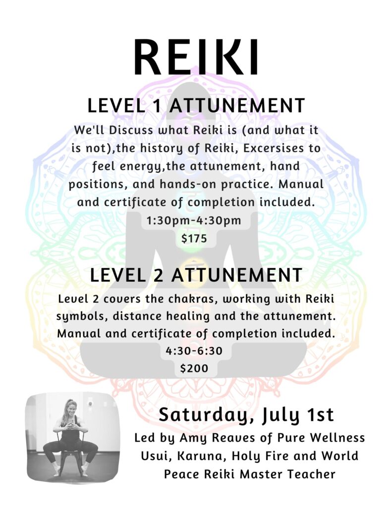Usui Reiki Level 1 & Level 2 Certifications - It's All Downtown | It's ...