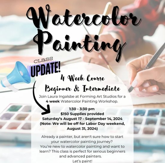 Art of Watercolor 4 Week Course - It's All Downtown | It's All Downtown