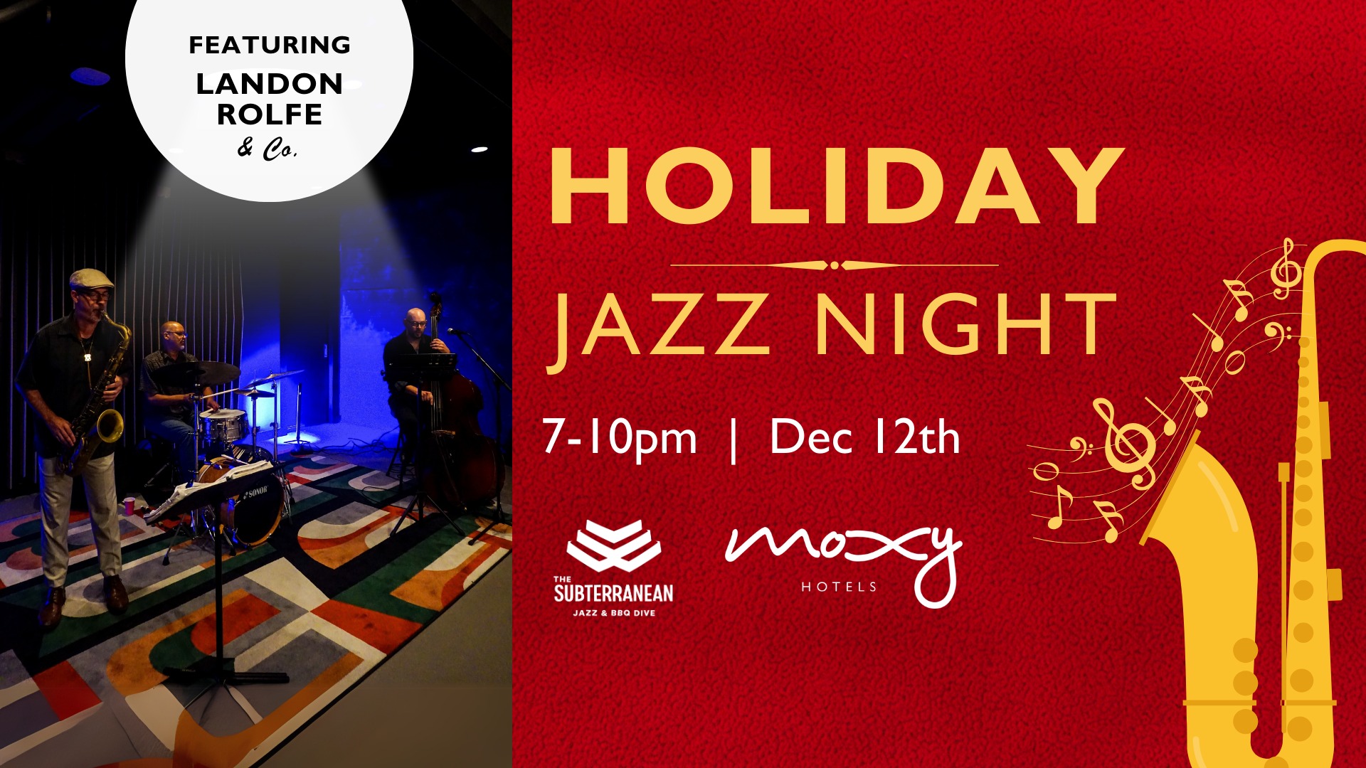 Holiday Jazz Night - It's All Downtown | It's All Downtown